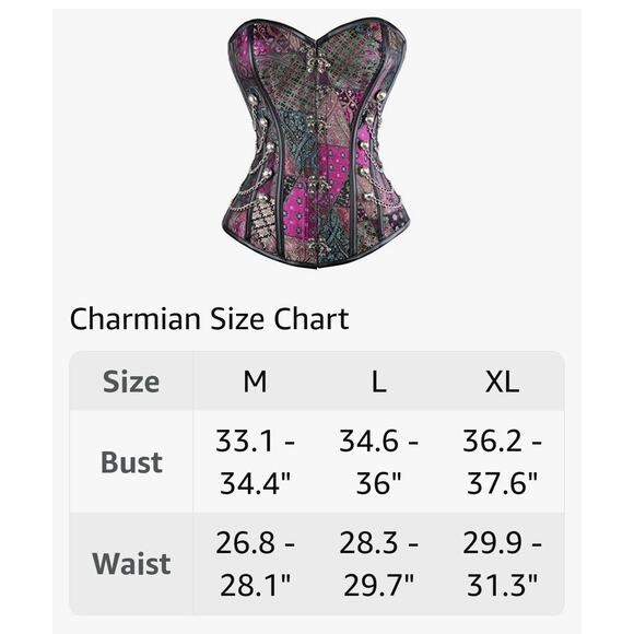 Charmian | Intimates & Sleepwear | Charmian Womens Spiral Steel Boned ...